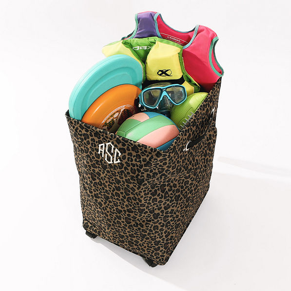 Personalized Collapsible Rolling Cart | Marleylilly