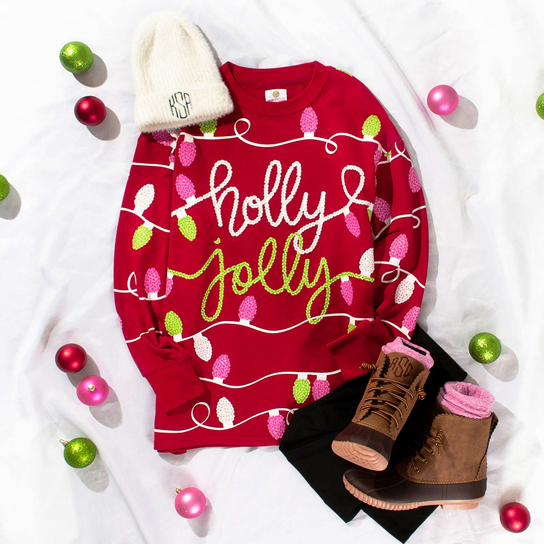 Holly Jolly Christmas Sweatshirt | Marleylilly