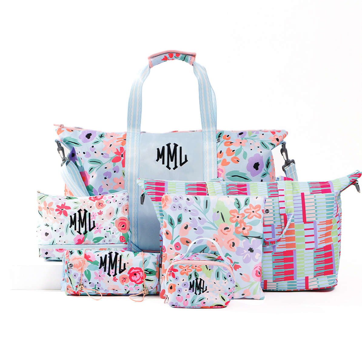 Personalized Travel Bag Set | Marleylilly