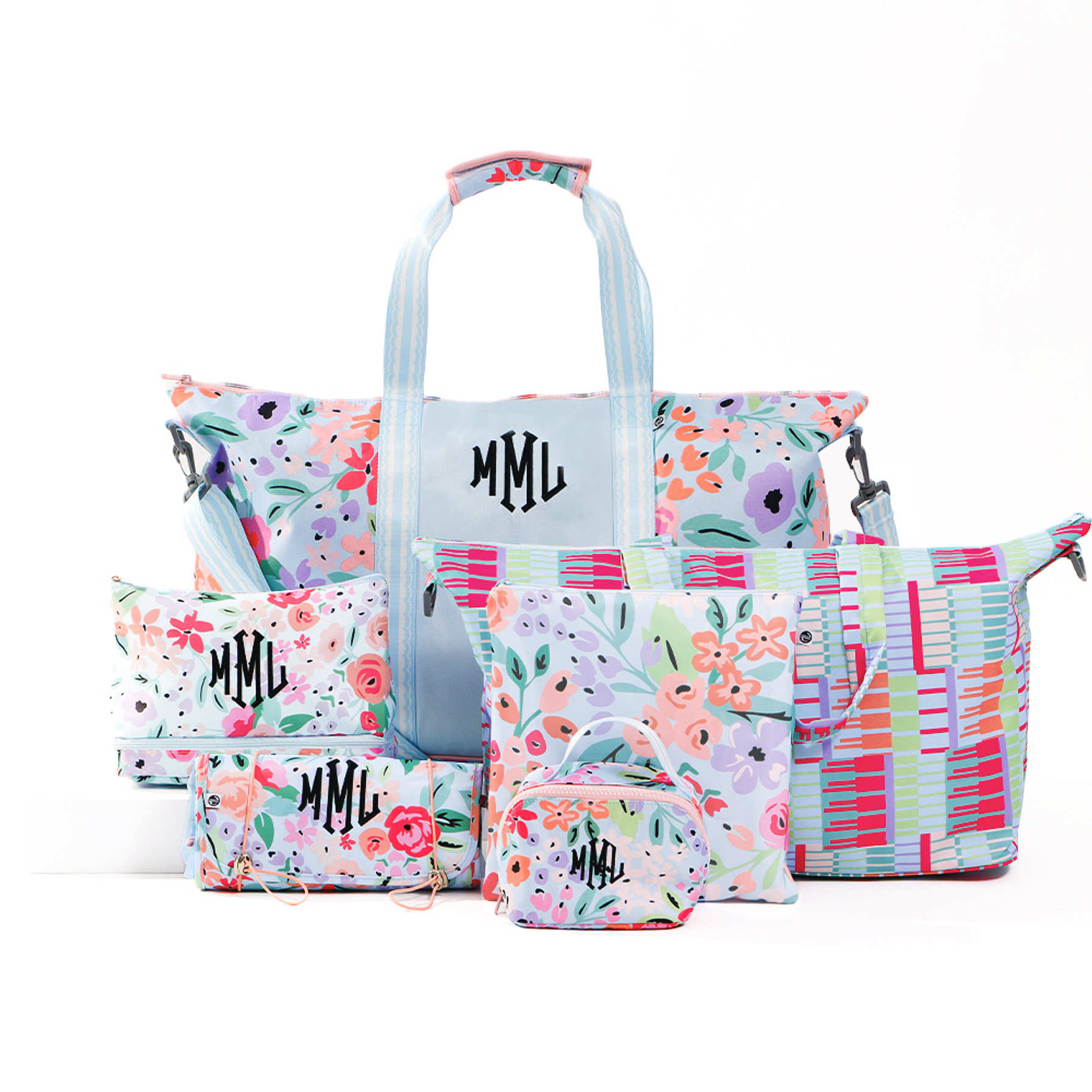 Personalized Travel Bag Set | Marleylilly