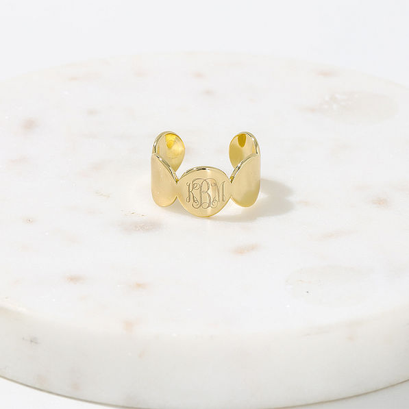 Personalized Cuff Ring | Marleylilly