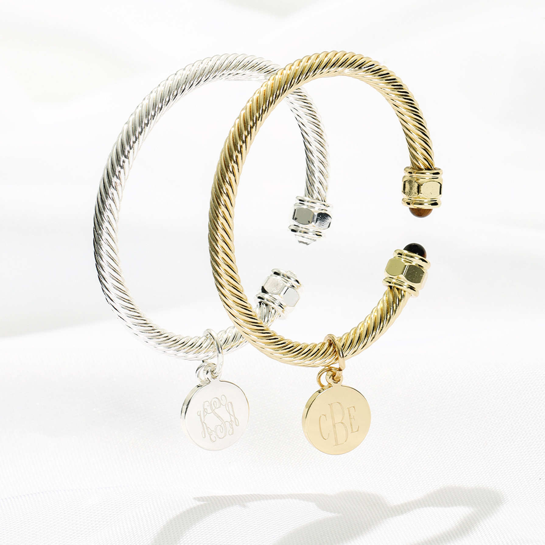 Monogrammed Cable Bracelet | Marleylilly
