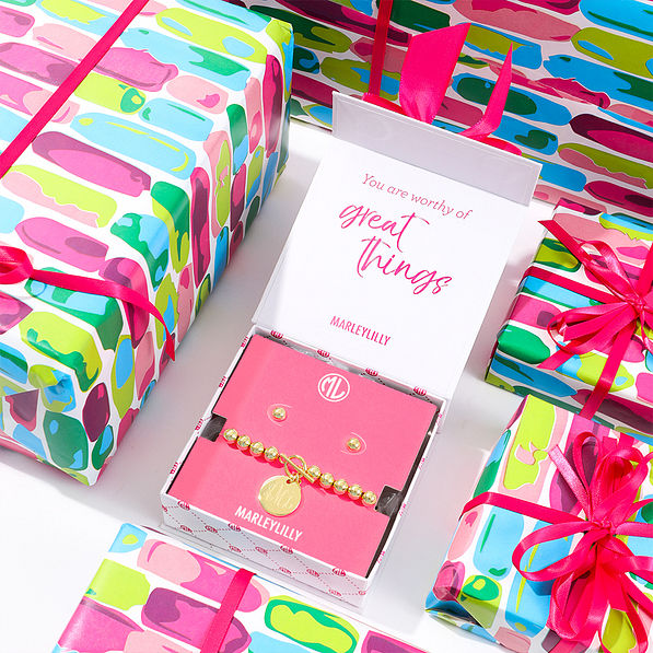 Monogrammed Jewelry Gift Set | Marleyilly