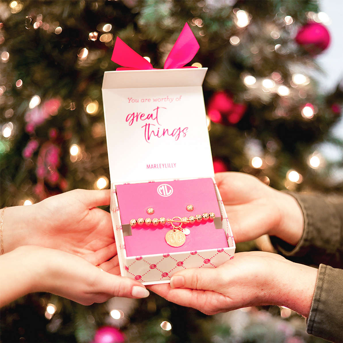 Monogrammed Jewelry Gift Set | Marleyilly