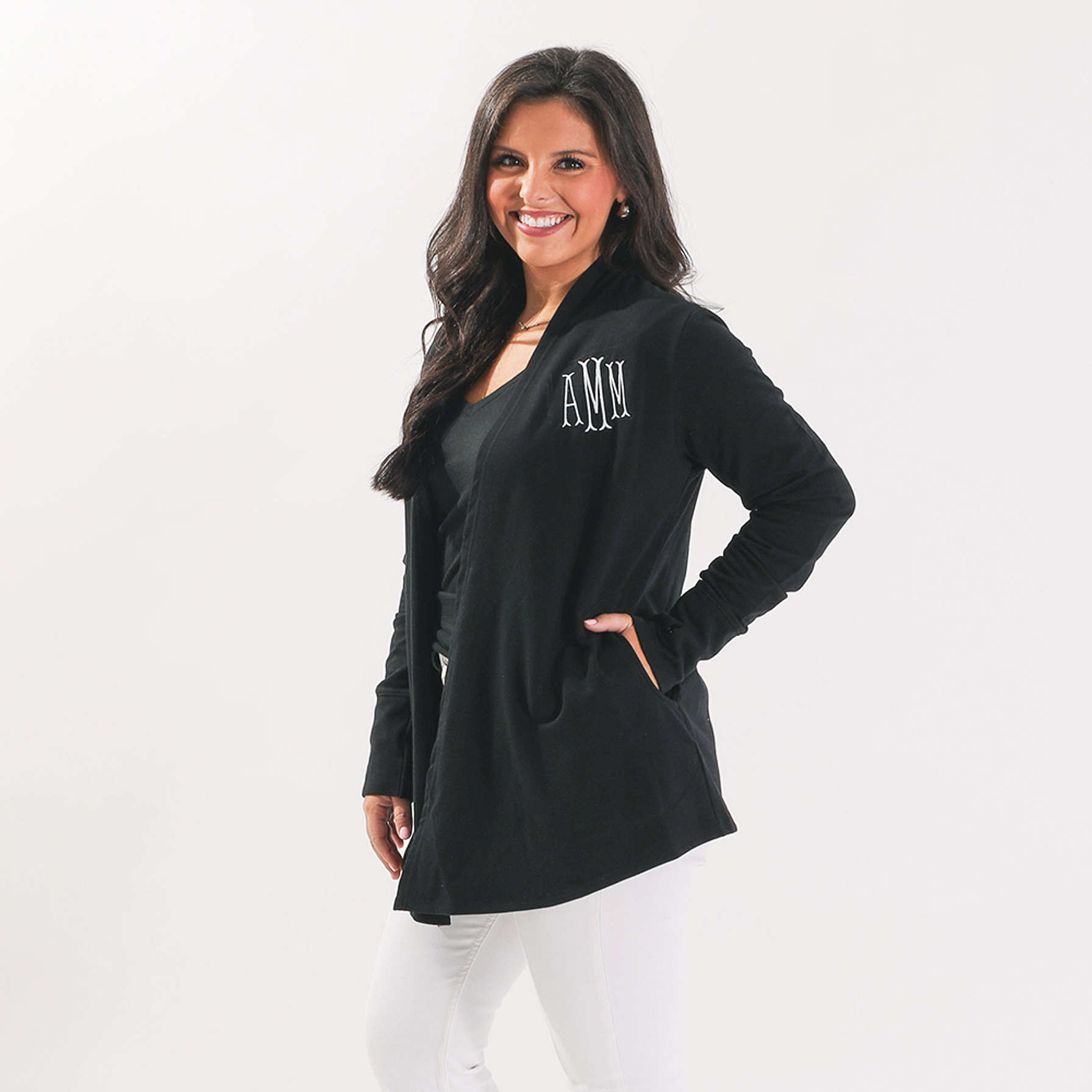Personalized Sweatshirt Cardigan | Marleylilly