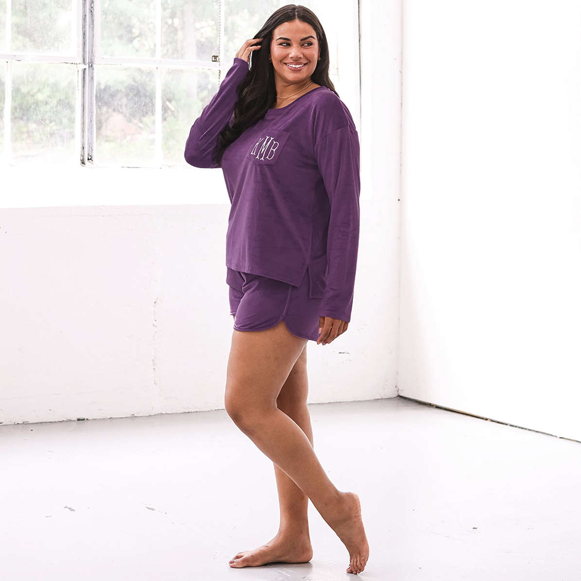 Personalized Velour Lounge Set | Marleylilly