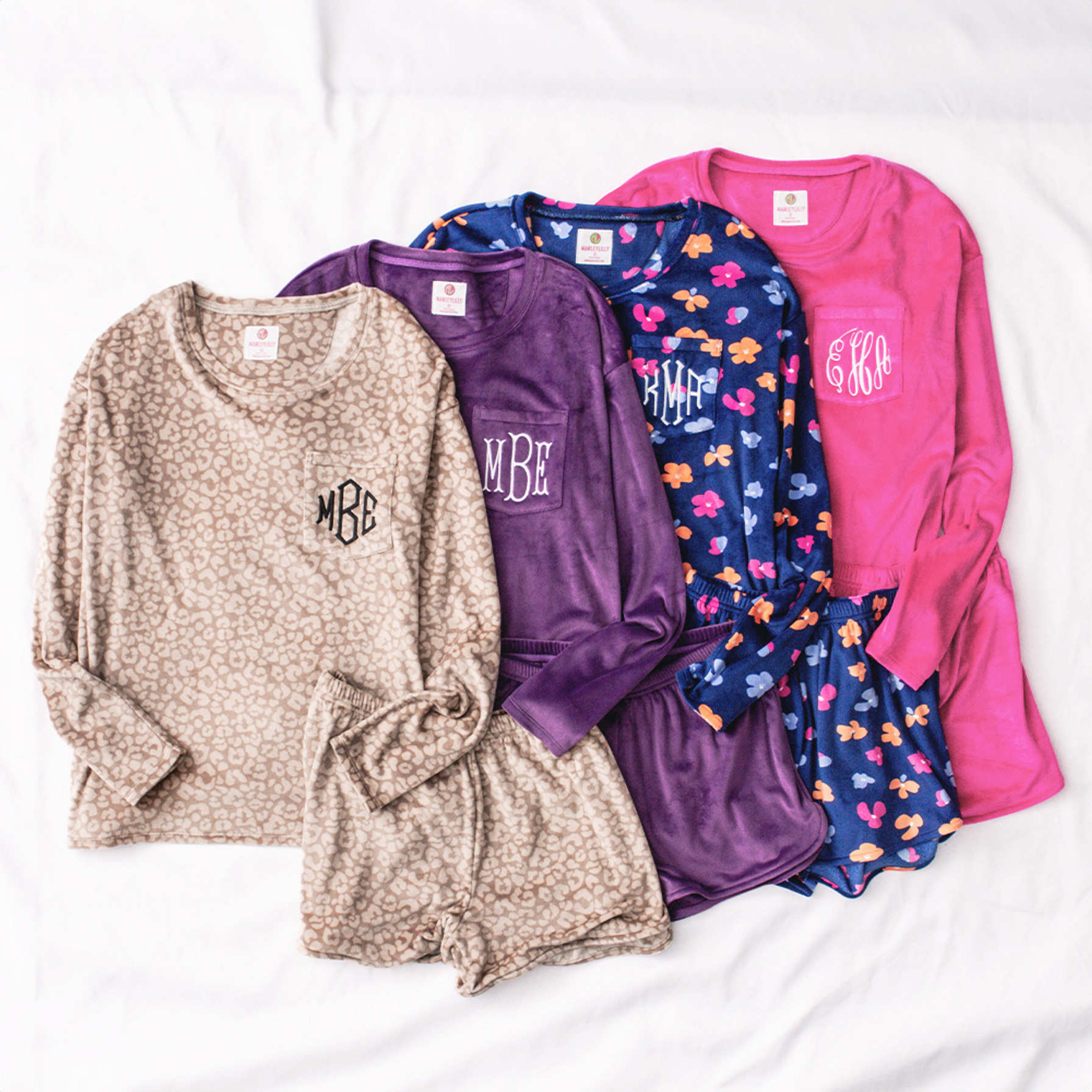 Personalized Velour Lounge Set | Marleylilly