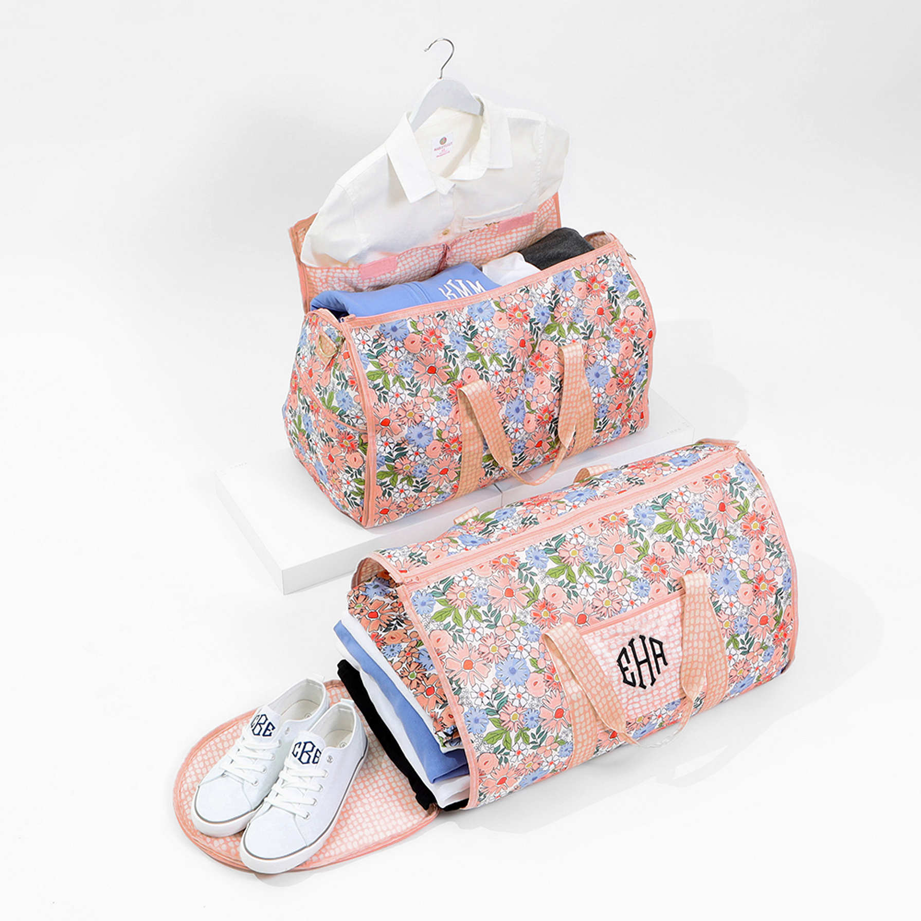 Personalized Convertible Weekend Garment Bag | Marleylilly