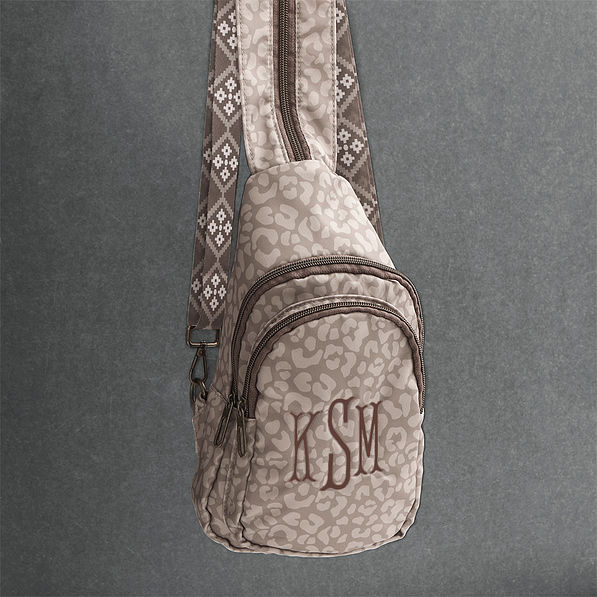 Monogrammed Sling Backpack | Marleylilly