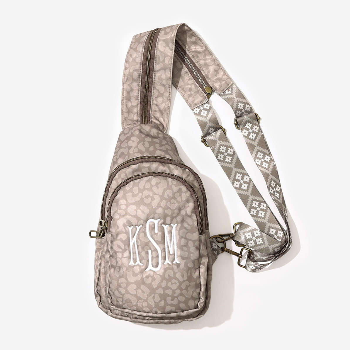 Monogrammed Sling Backpack | Marleylilly