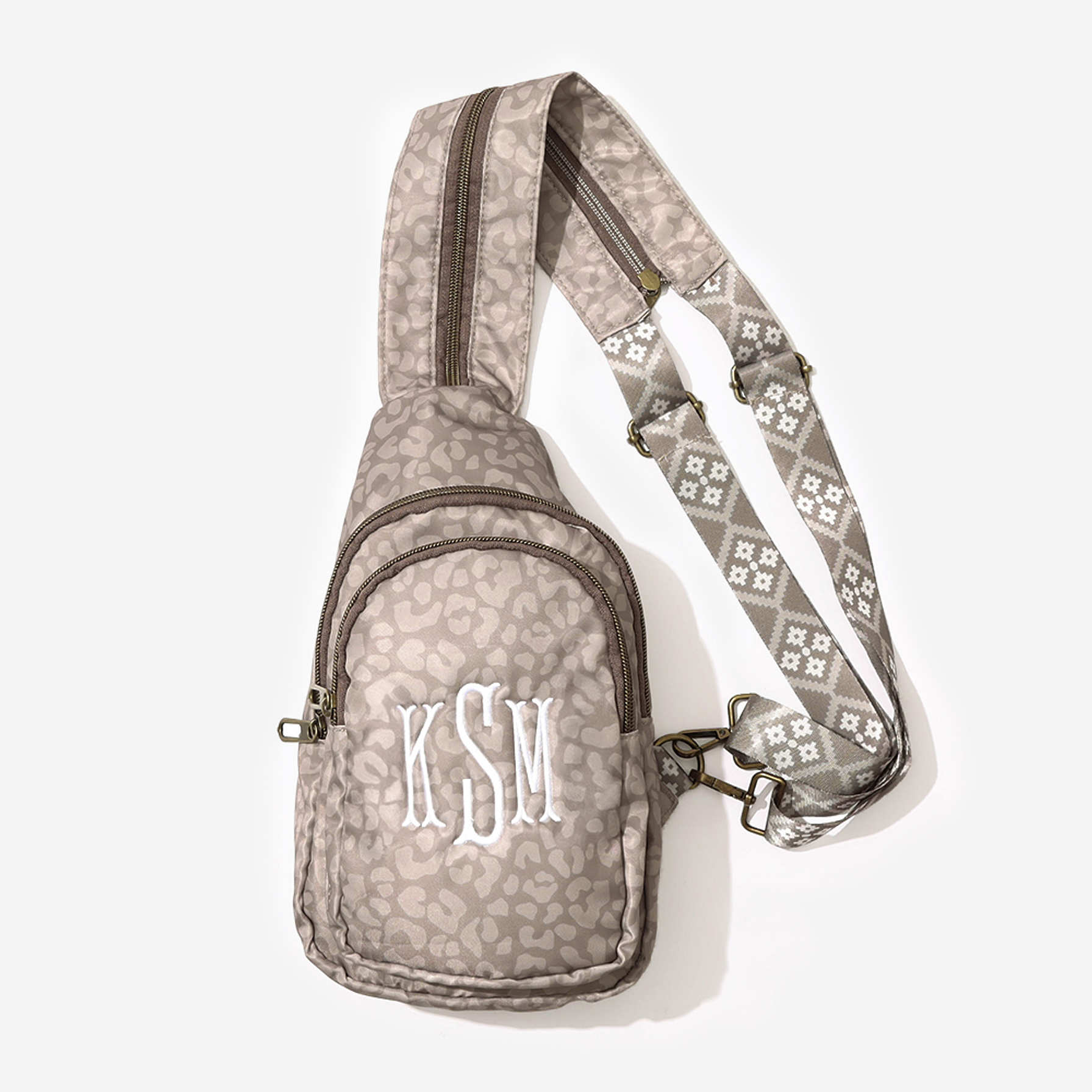 Monogrammed Sling Backpack | Marleylilly