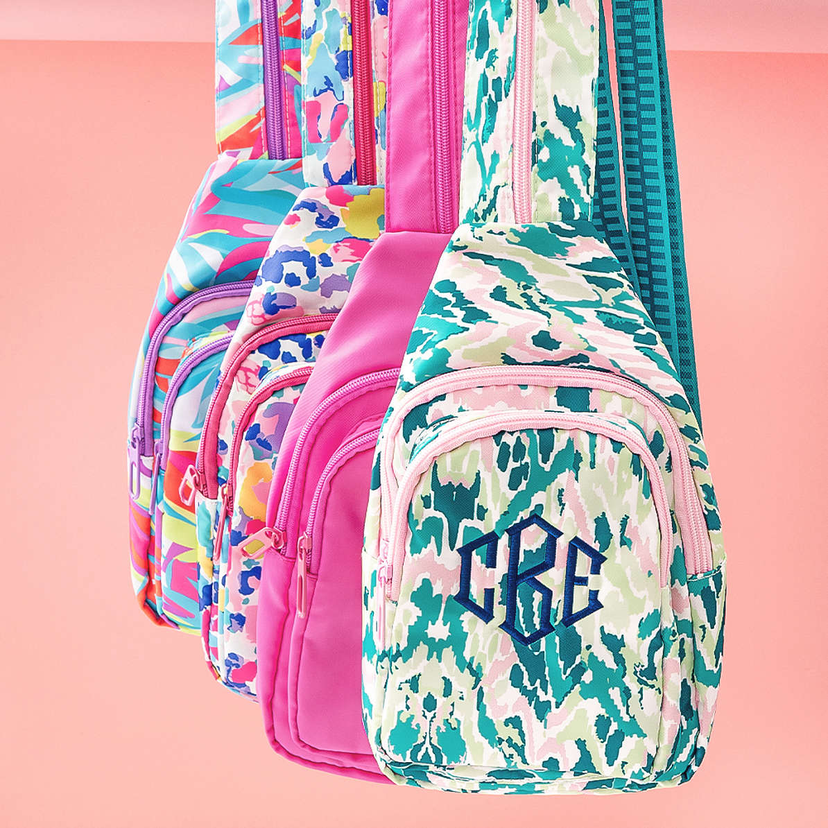 Monogrammed Sling Backpack | Marleylilly