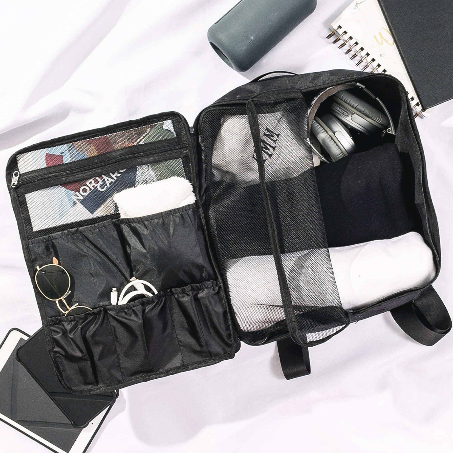 Monogrammed Packable Backpack | Marleylilly