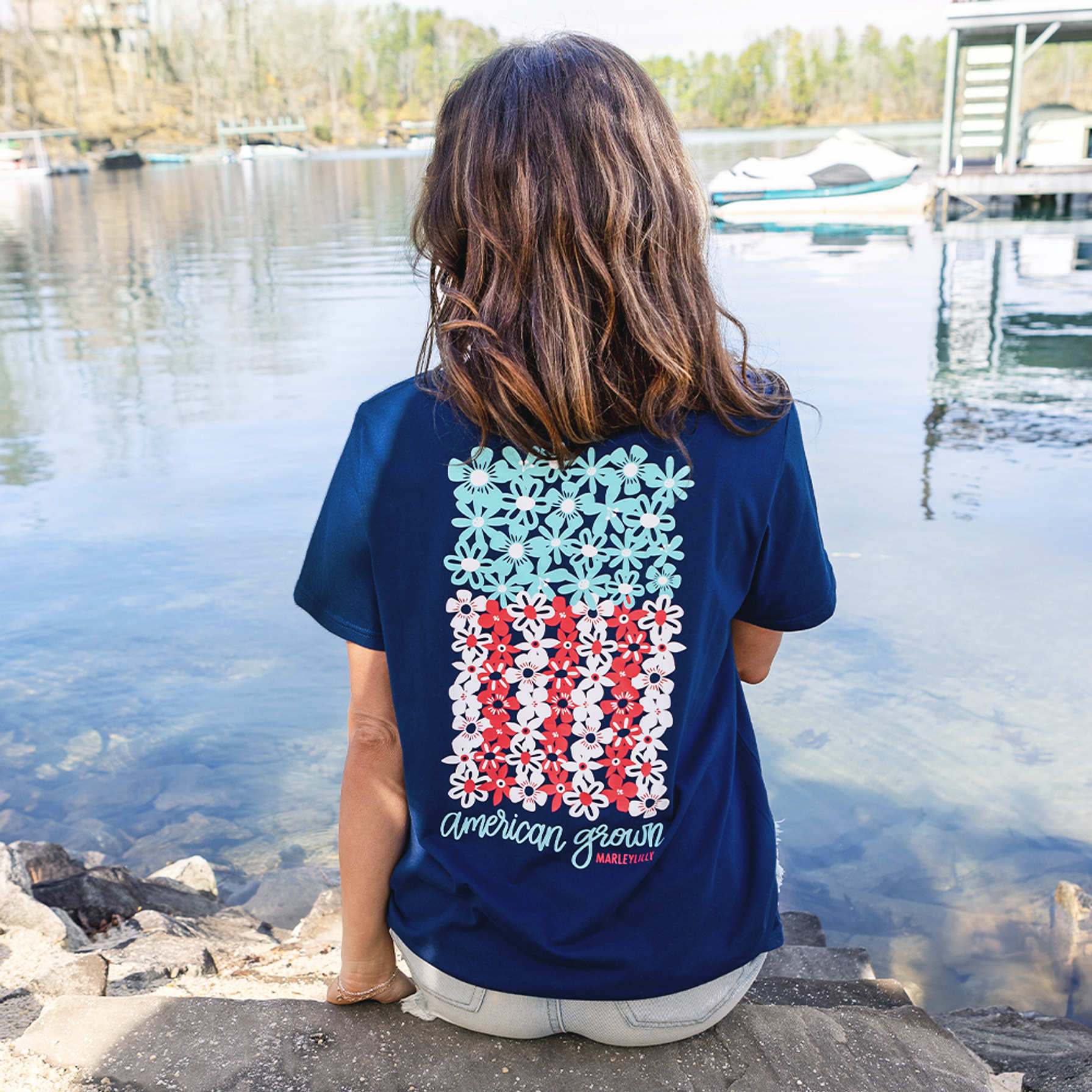 Personalized America T-Shirt | Marleylilly
