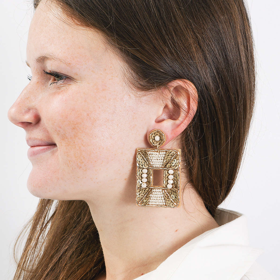 Gold Statement Earrings | Marleylilly