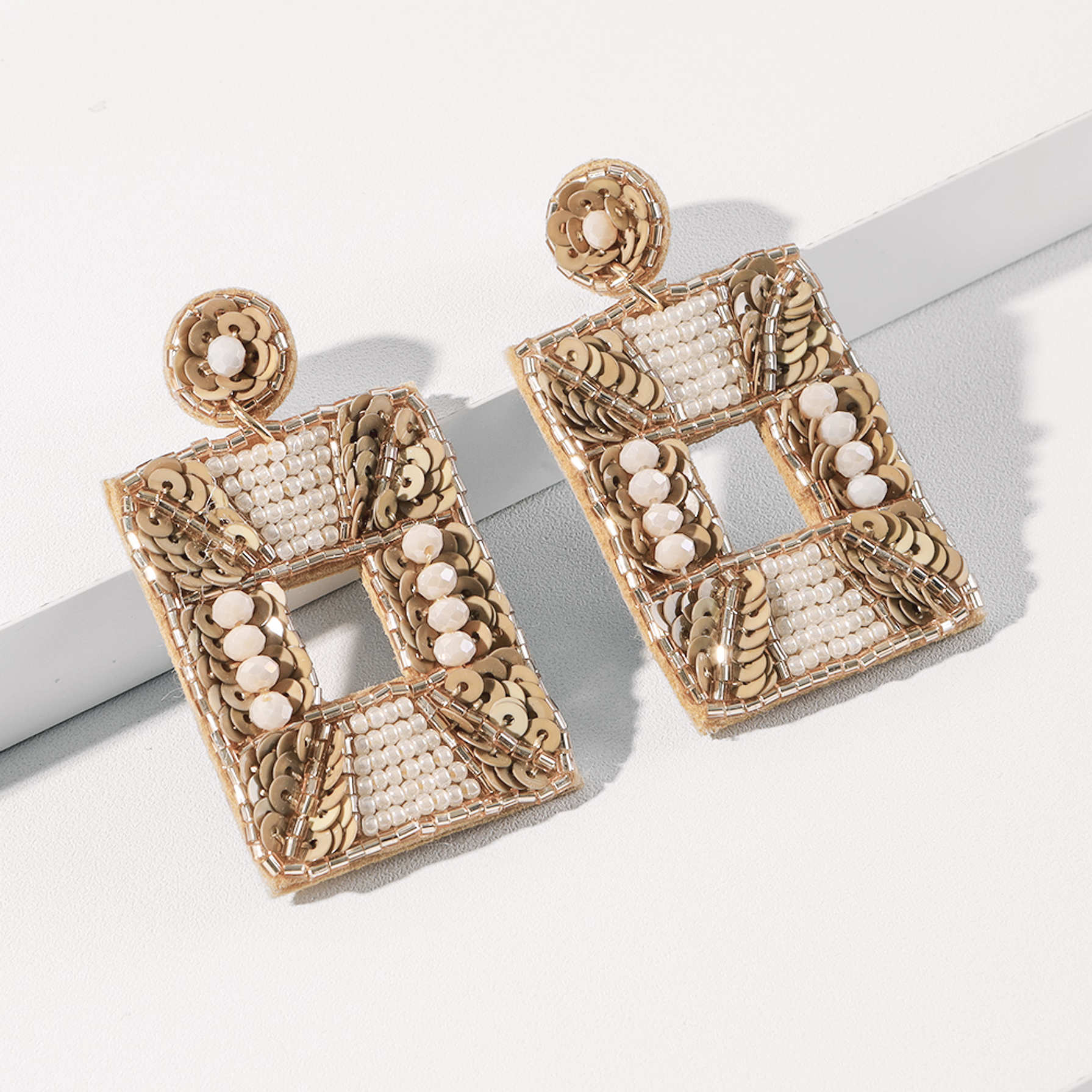 Gold Statement Earrings | Marleylilly