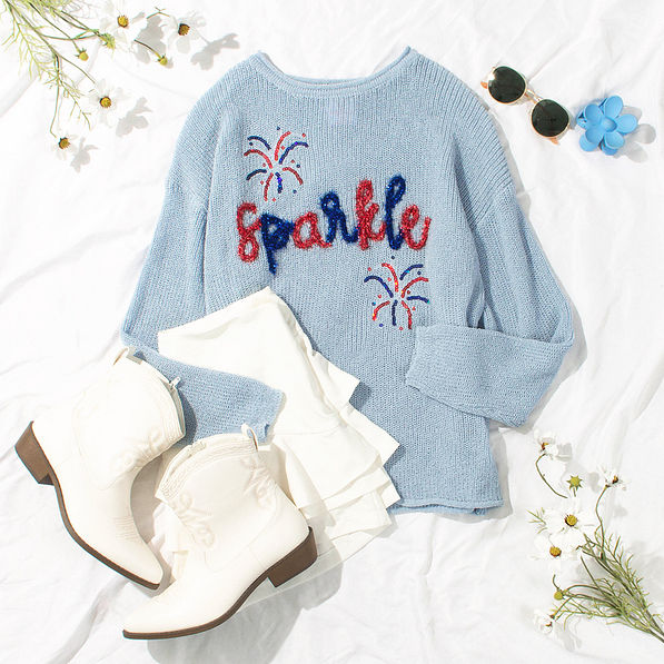 Sparkle Knitted Sweater | Marleylilly