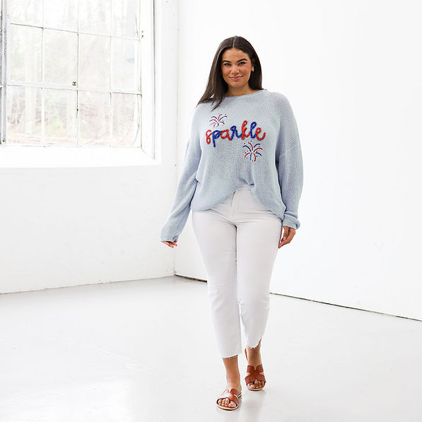 Sparkle Knitted Sweater | Marleylilly