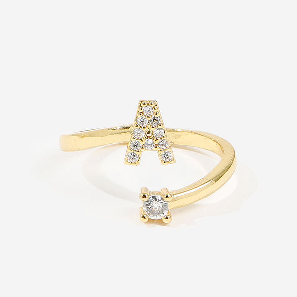 Adjustable Initial Ring | Marleylilly