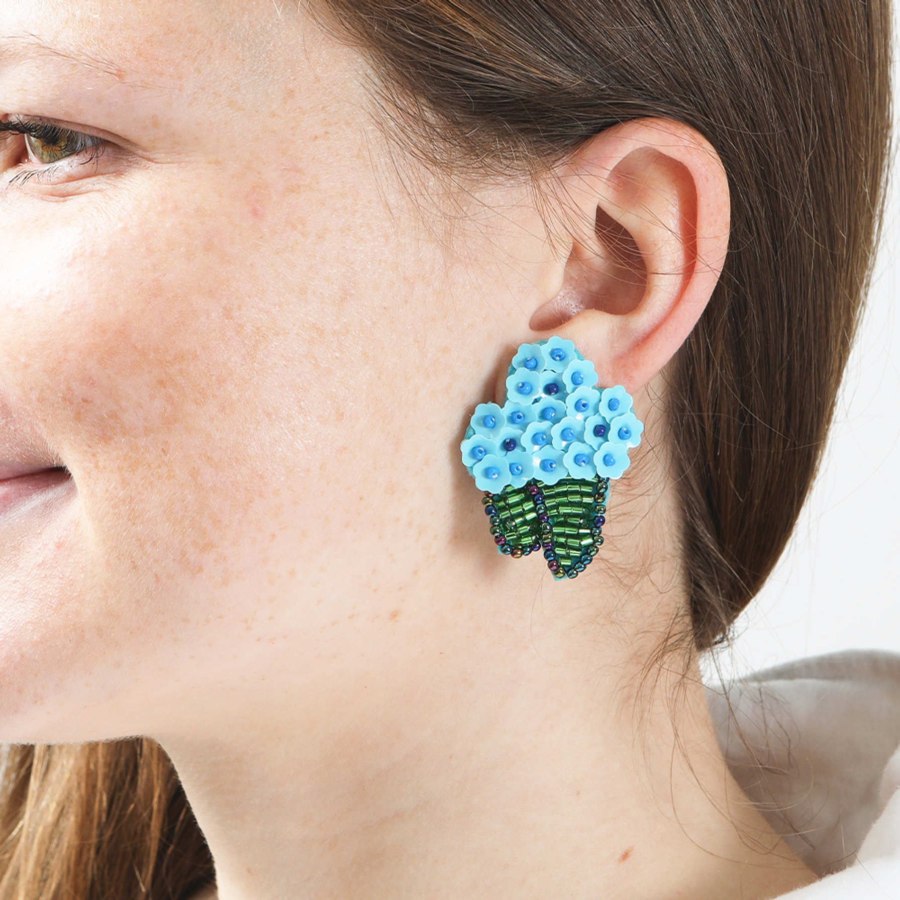 Hydrangea Stud Earrings | Marleylilly