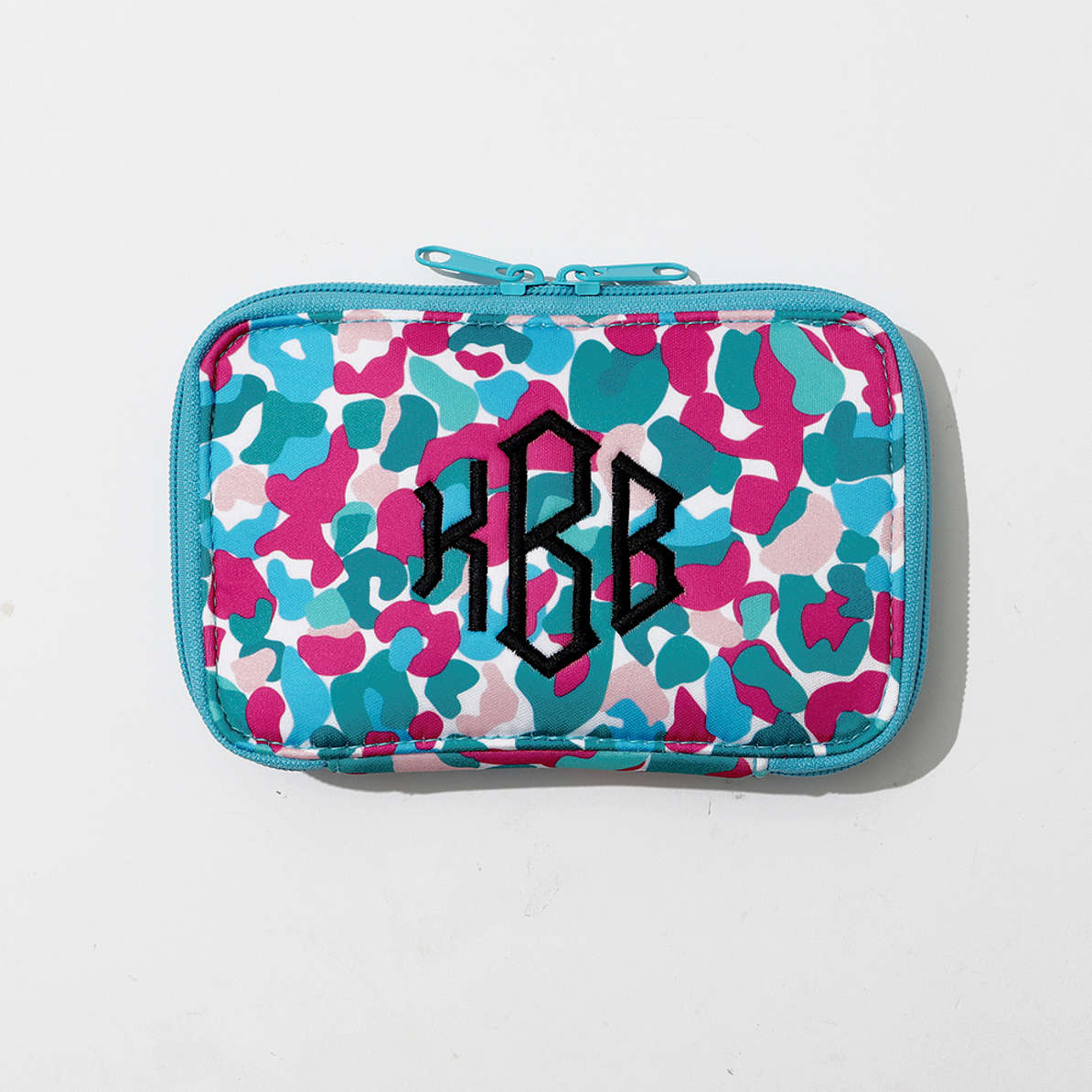 Monogrammed Mini Waterproof Beach Bag Pouch | Marleylilly