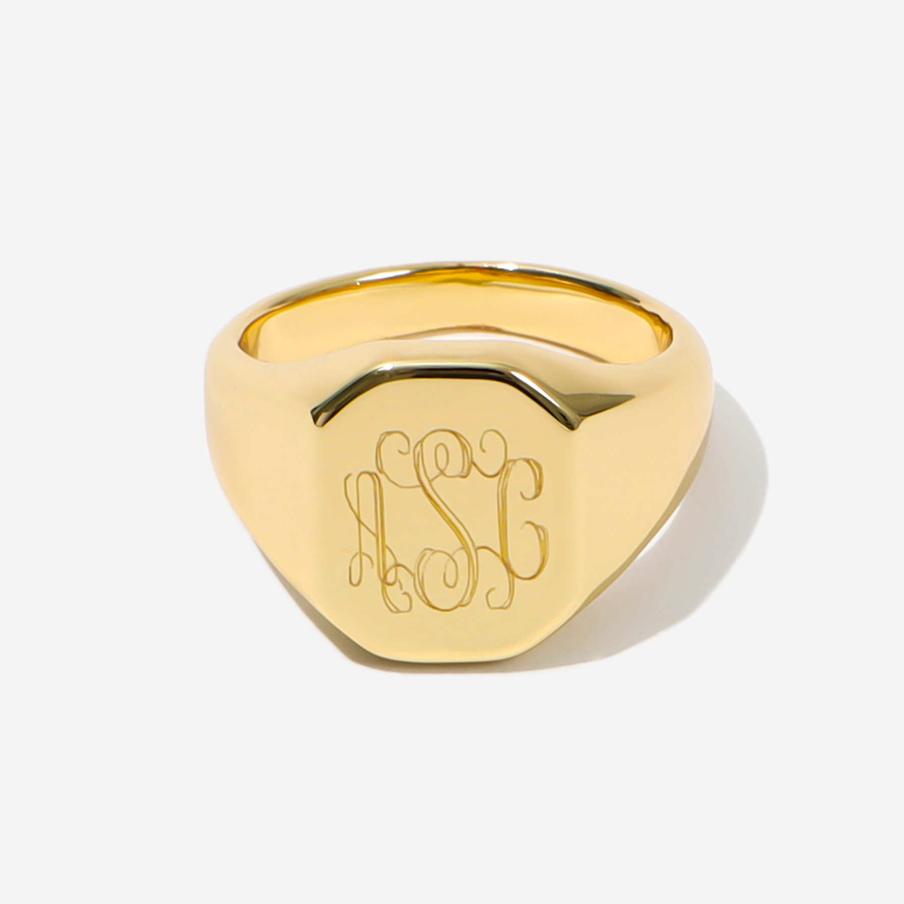 Engraved Signet Ring | Marleylilly
