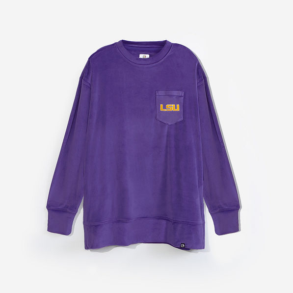 LSU Tigers Softspun Sweatshirt in Purple | Marleylilly