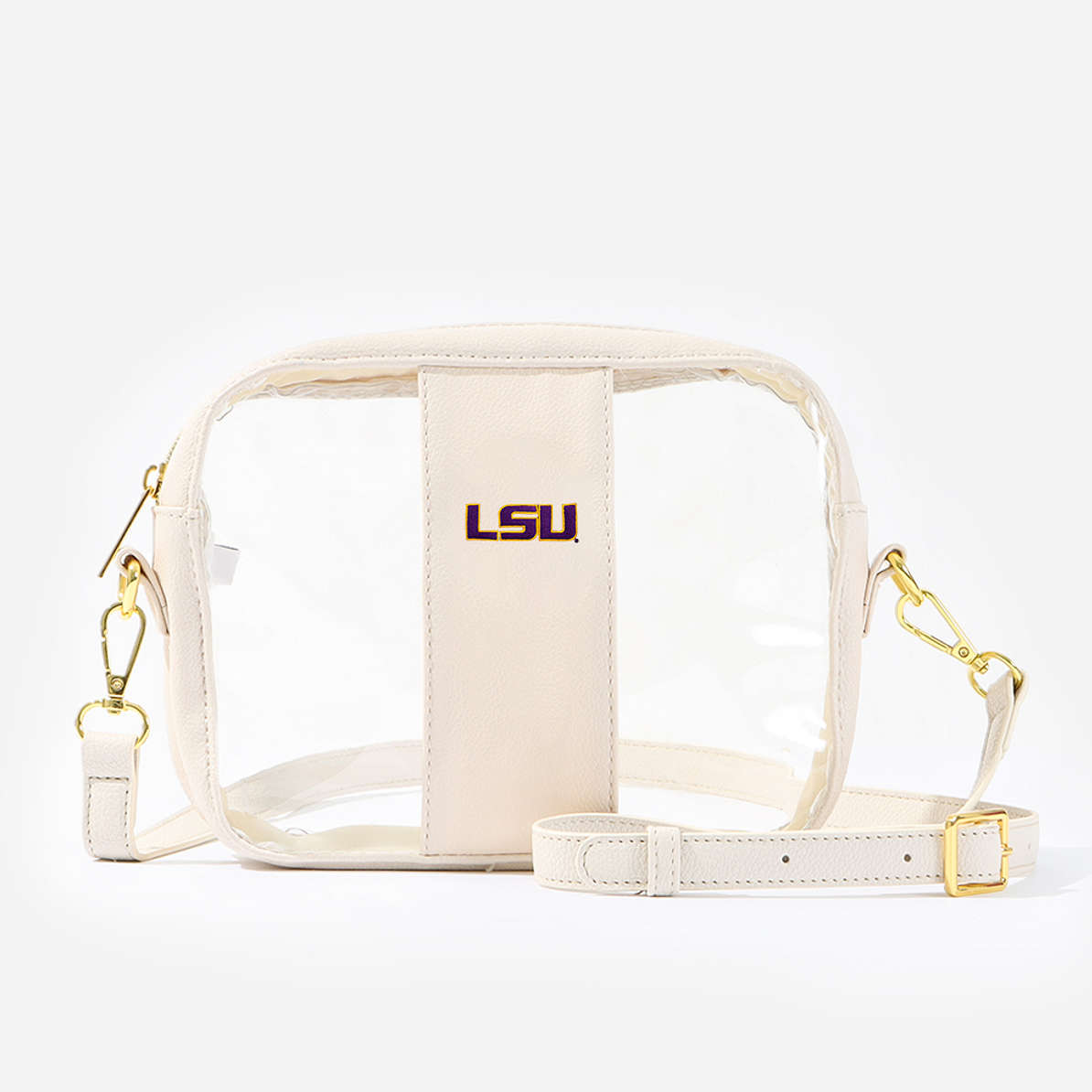 LSU Tigers Clear Stadium Crossbody Bag | Marleylilly