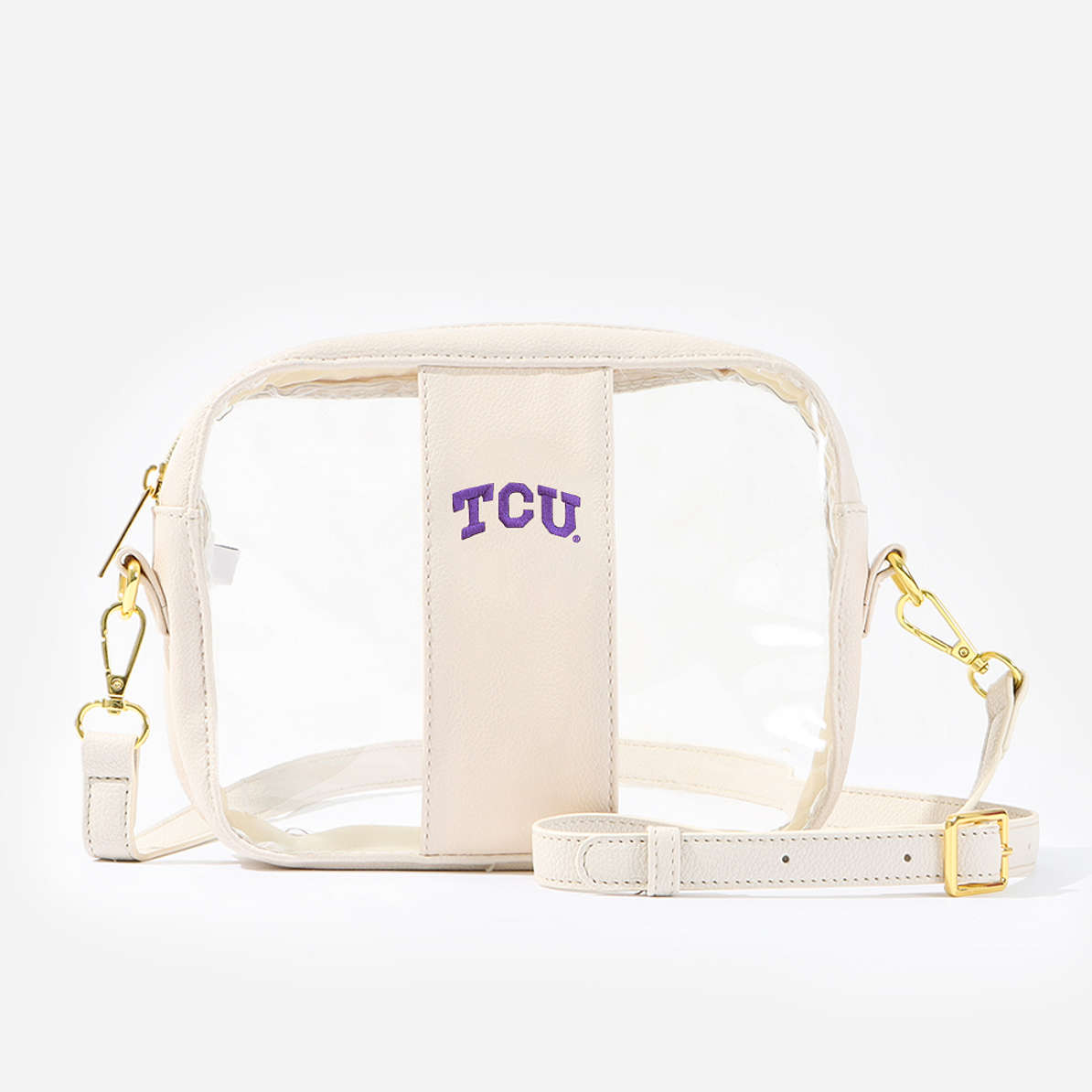 TCU Horned Frogs Clear Stadium Crossbody Bag | Marleylilly