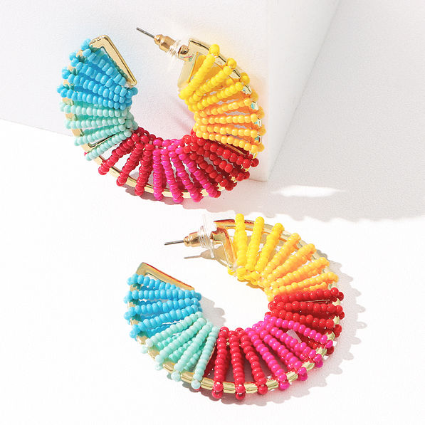 Colorful Lightweight Statement Earrings Marleylilly