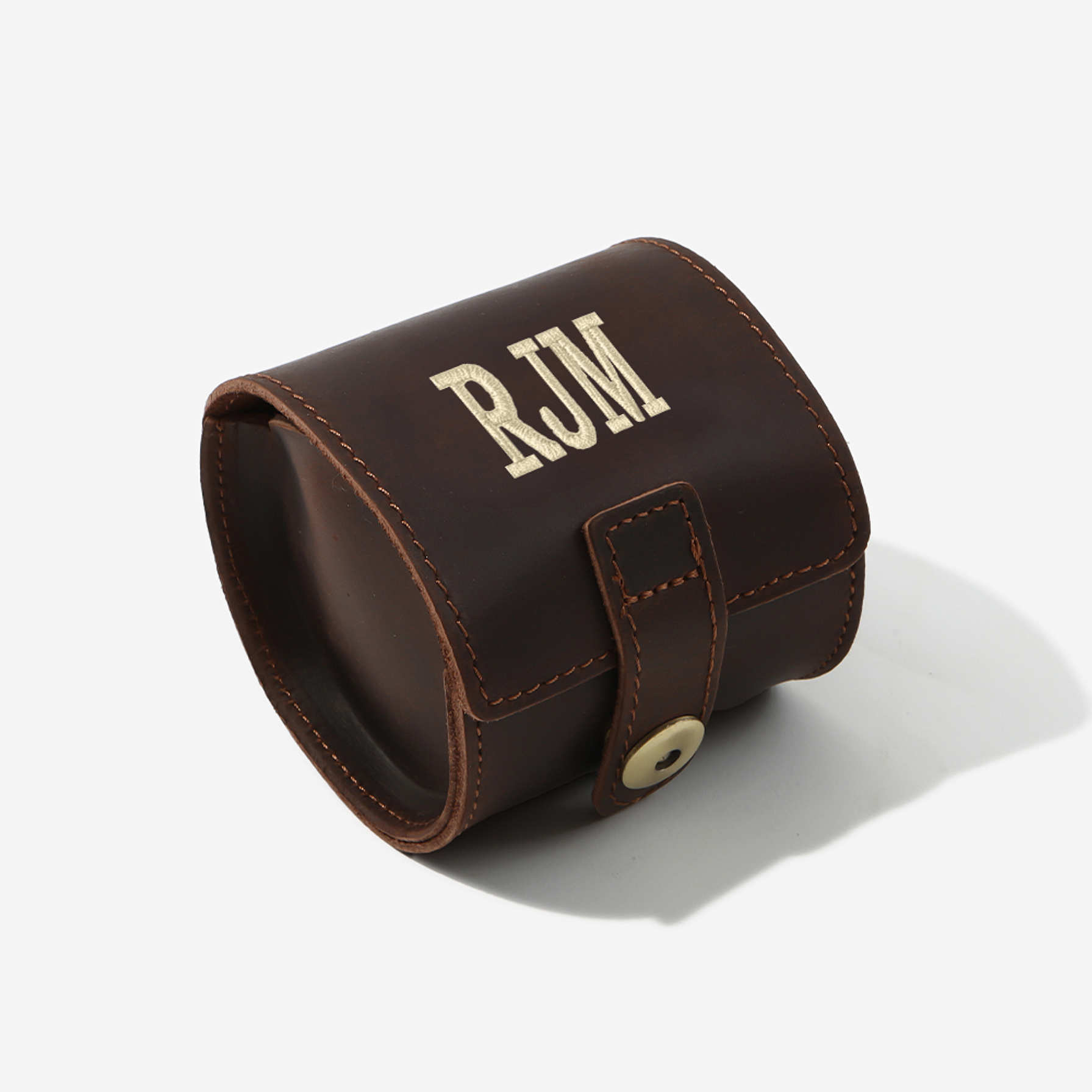 Embroidered Leather Watch Holder | Marleylilly