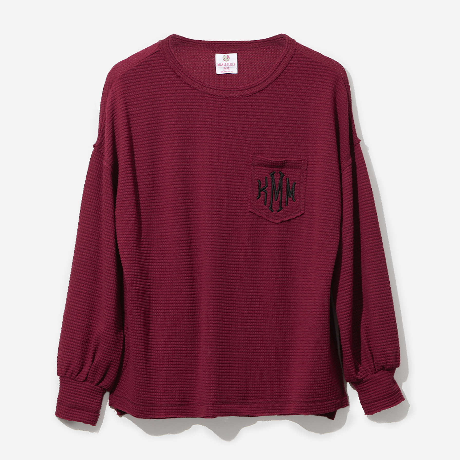 Personalized Waffle Shirt | Marleylilly
