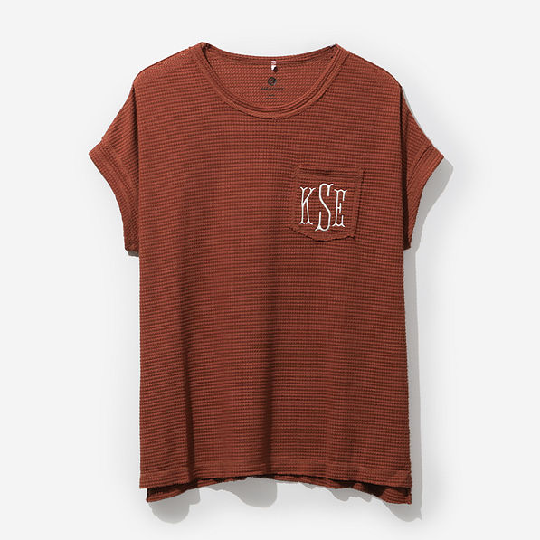 Personalized Waffle Shirt | Marleylilly