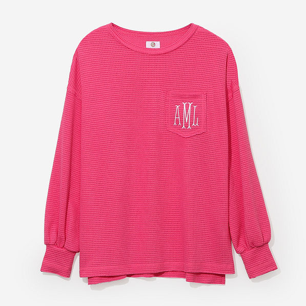 Personalized Waffle Shirt | Marleylilly