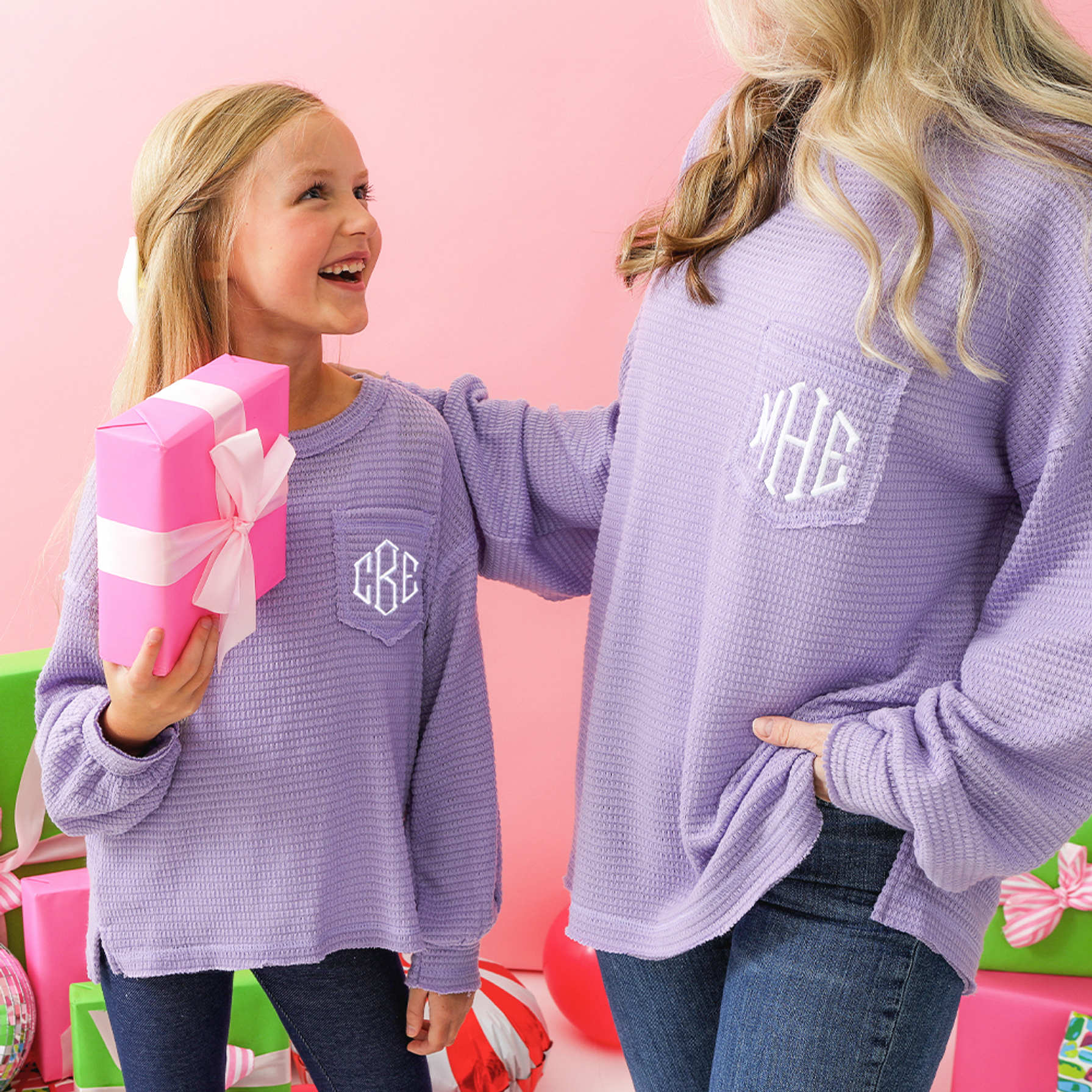 Personalized Waffle Shirt | Marleylilly