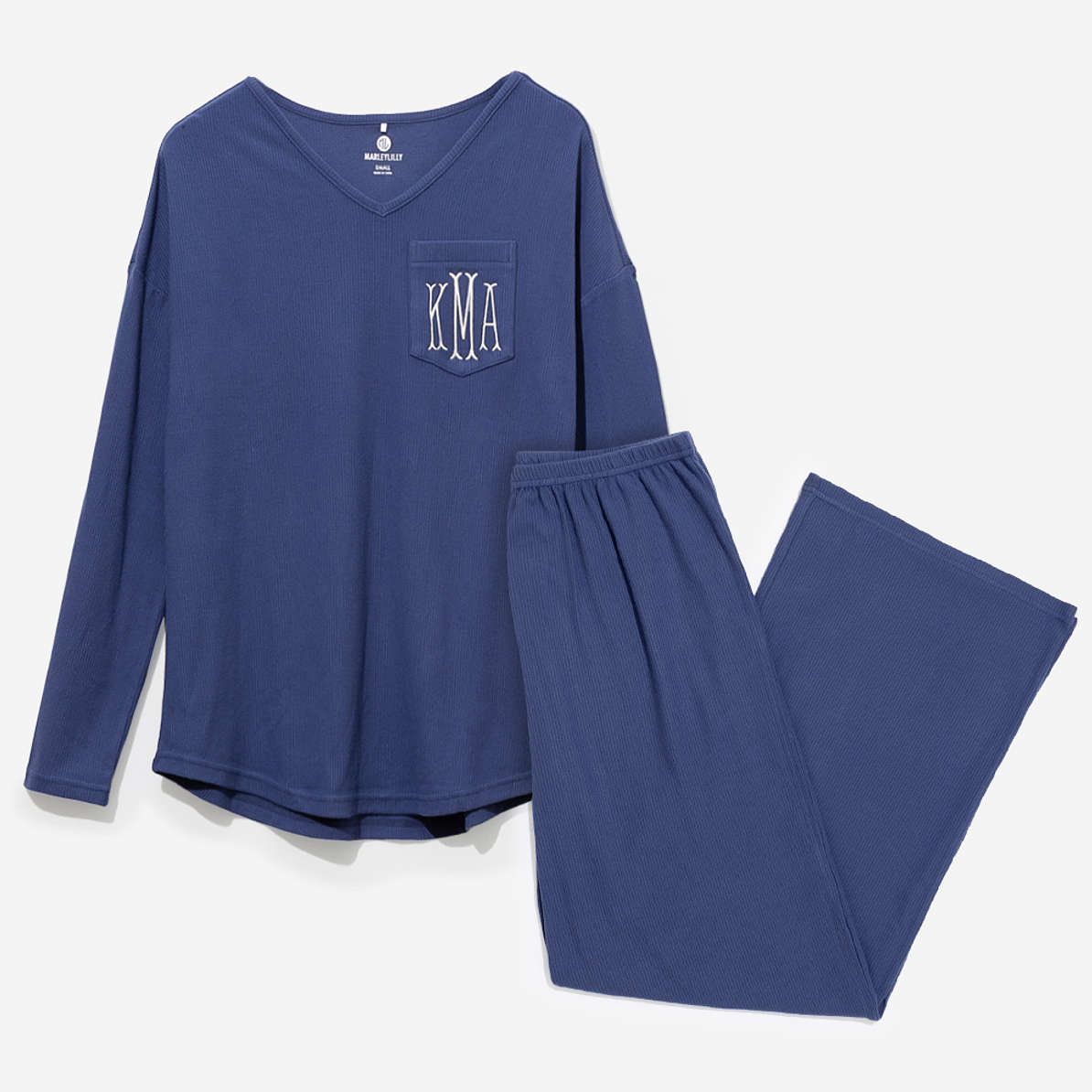 Monogrammed Pajamas by Marleylilly