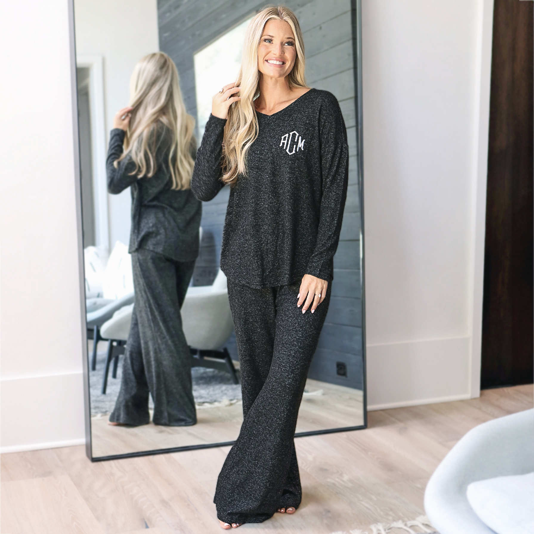 Monogrammed Pajamas by Marleylilly