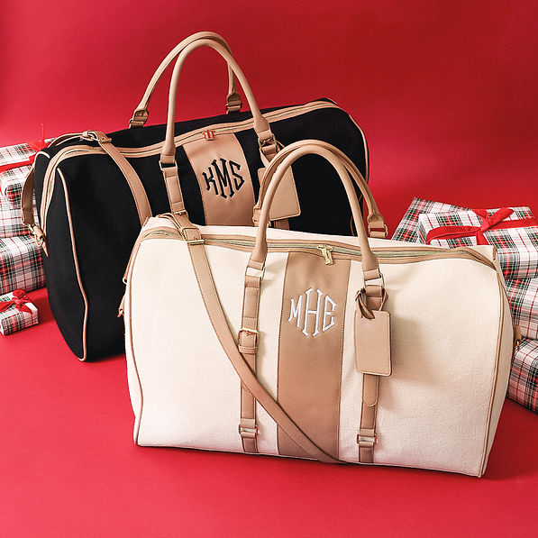 Monogrammed Weekender Bag | Marleylilly
