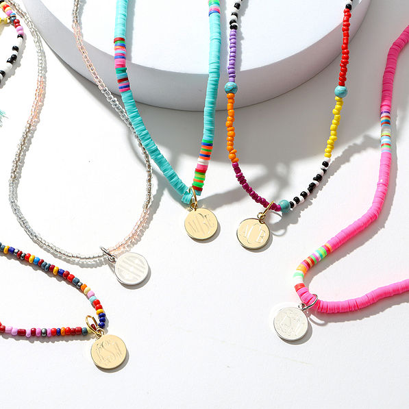 Personalized Beaded Necklace | Marleylilly