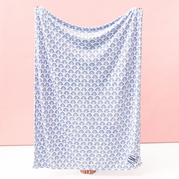 Monogrammed Plush Blanket | Marleylilly