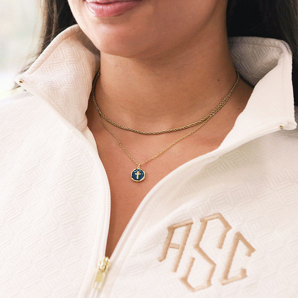 Personalized Reversible Cross Necklace | Marleylilly