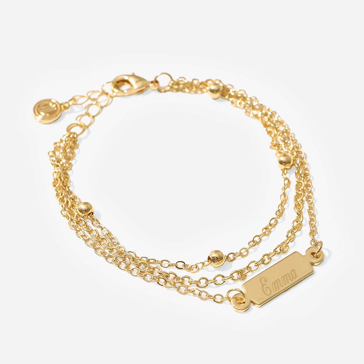 Personalized Multistrand Bracelet | Marleylilly