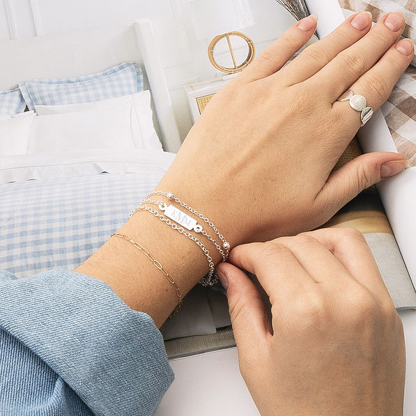 Personalized Multistrand Bracelet | Marleylilly