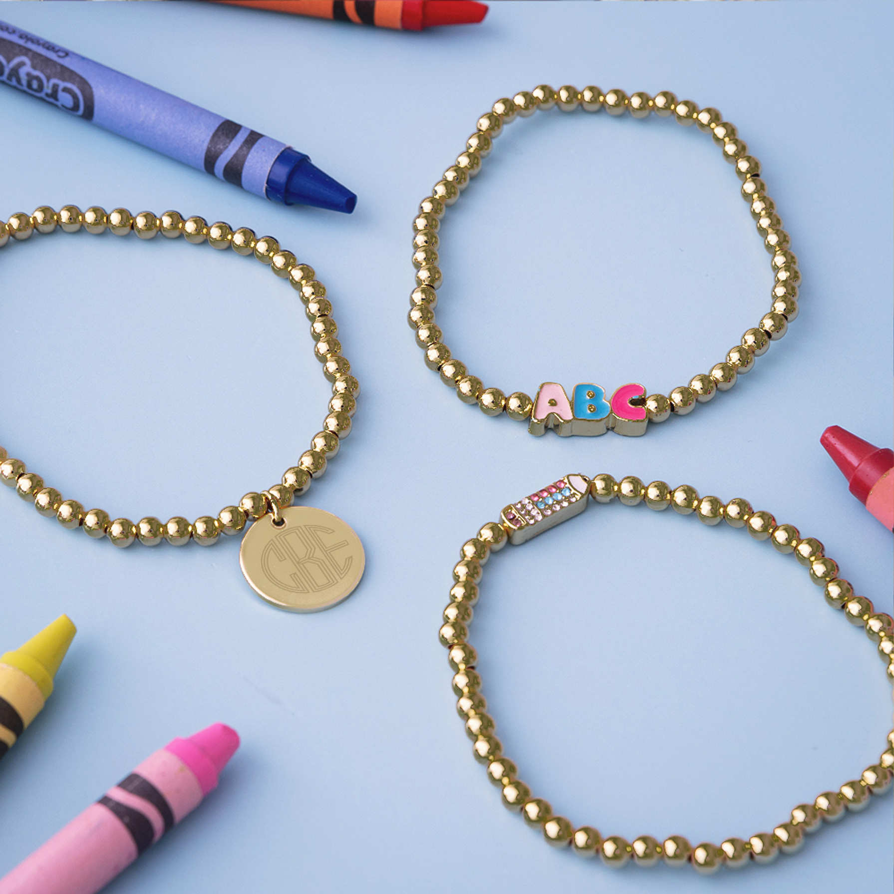 Personalized Teacher Bracelet Stack | Marleylilly