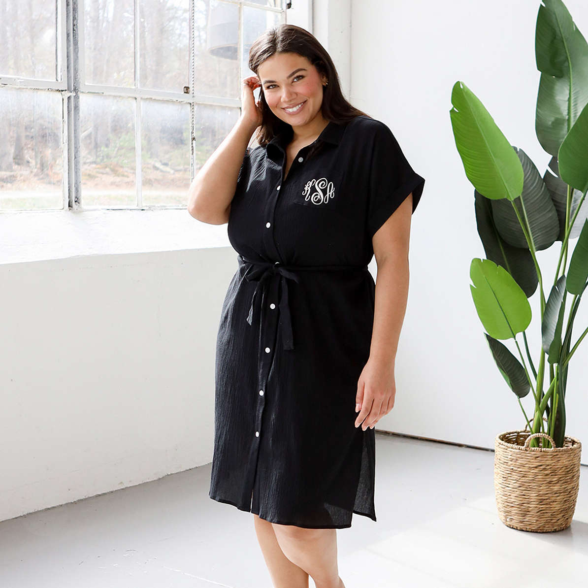 Personalized Gauzy Midi Dress