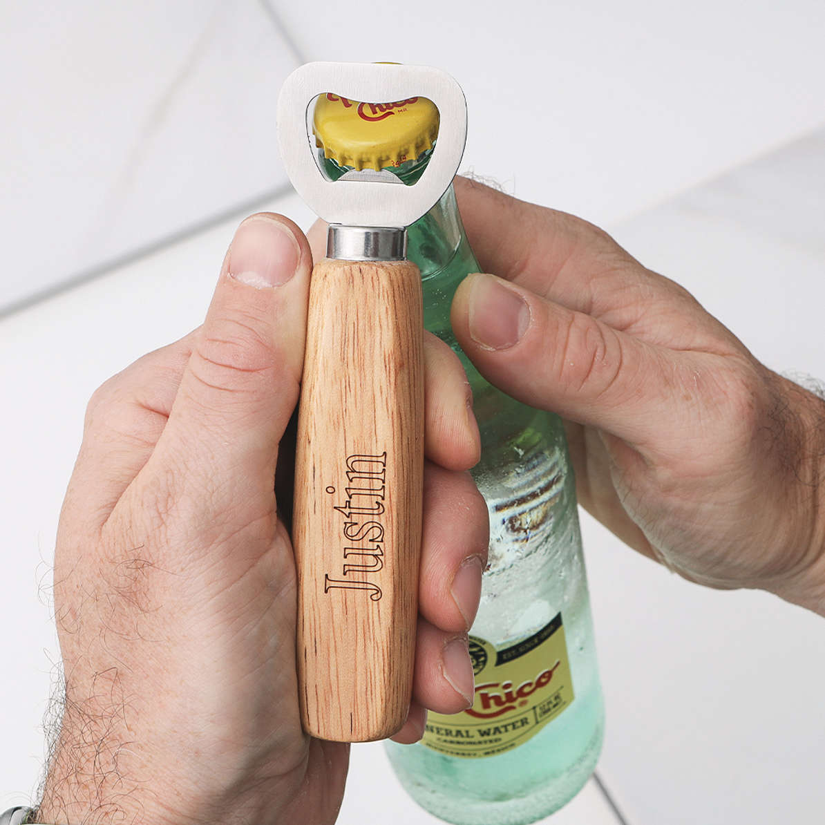 Monogrammed Wooden Bottle Opener | Marleylilly