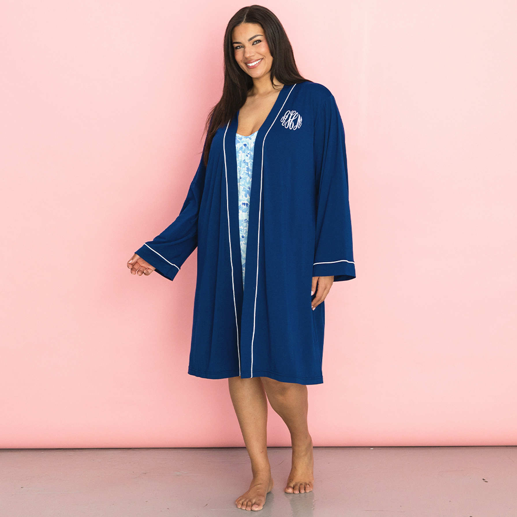 Personalized Nightgown Robe Set | Marleylilly