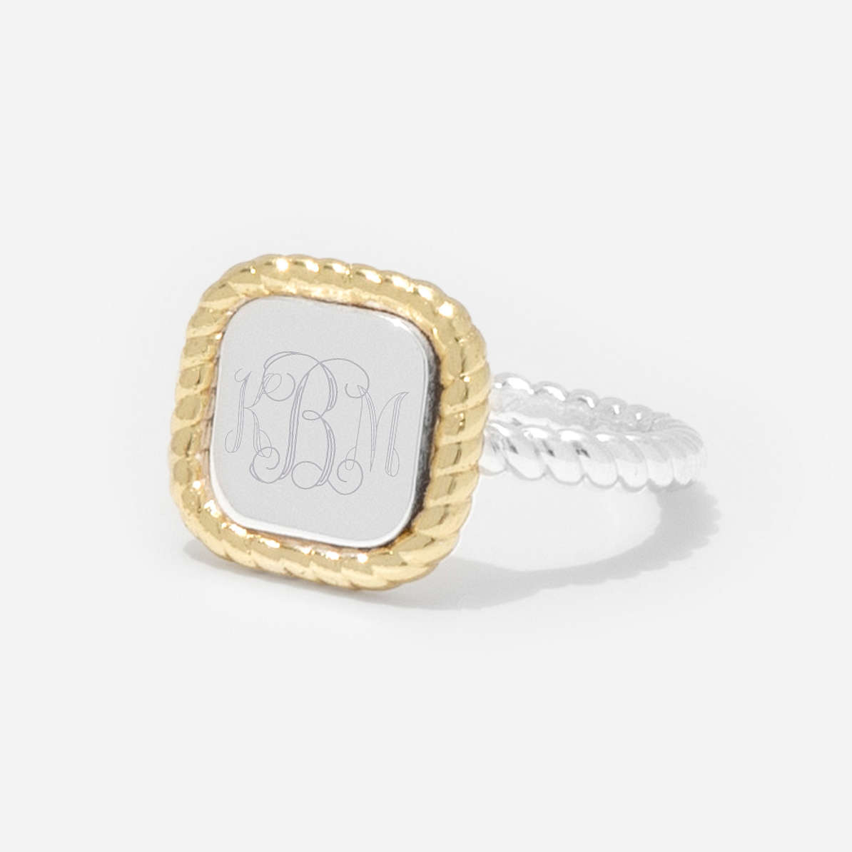 Personalized Cable Ring | Marleylilly