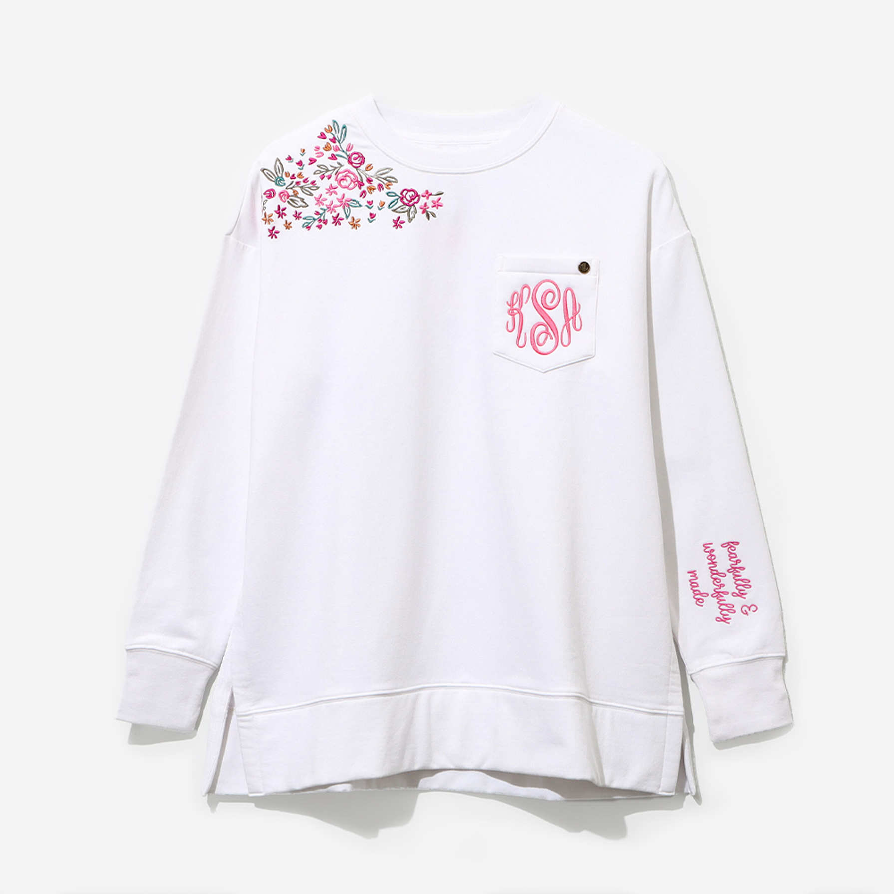 Personalized Embroidered Sweatshirt | Marleylilly