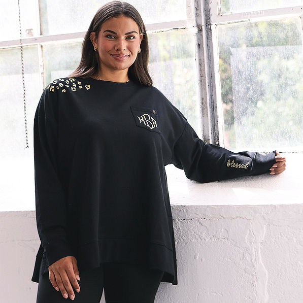 Personalized Blessed Sweatshirt | Marleylilly